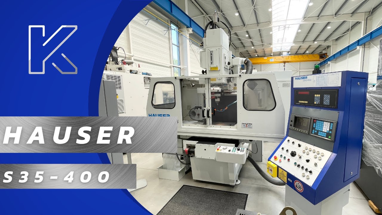 HAUSER S35 - 400 - JIG Grinding Machine - YouTube