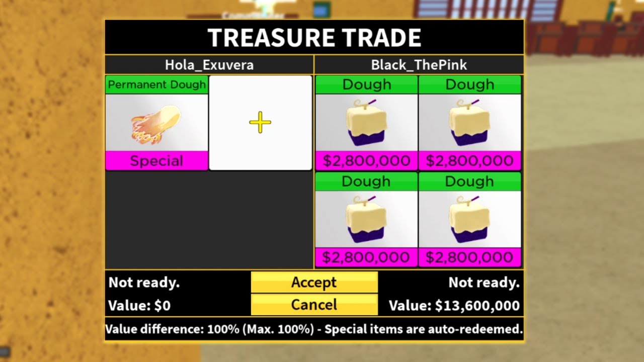 What Do People Offer For PERMANENT Dough? Blox Fruits - YouTube