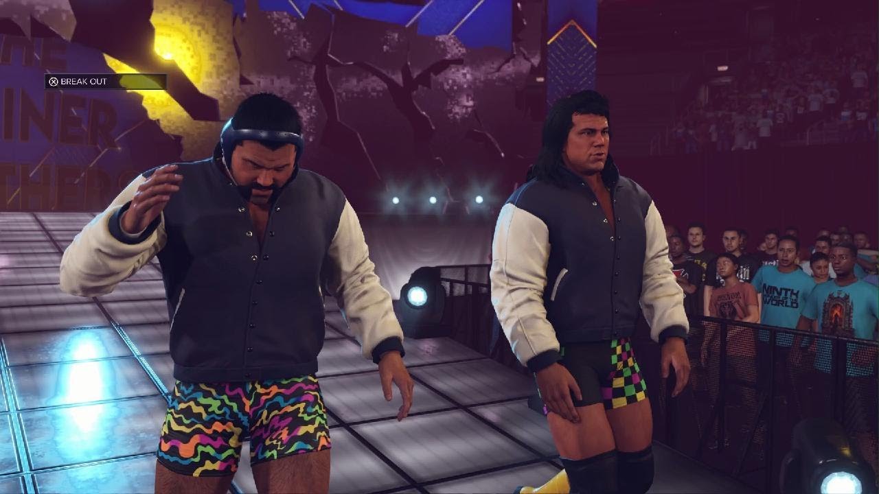 WWE 2K23 The Creed Brothers Vs The Steiner Brothers - YouTube