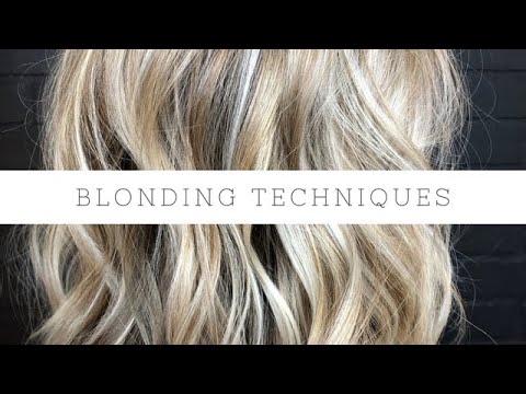 In Depth Blonding Techniques - YouTube