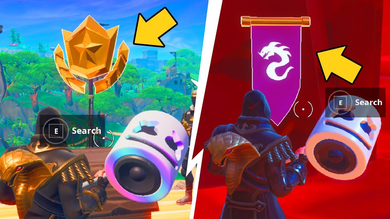 FORTNITE : SEASON 8 WEEK 1 & 2 SECRET BATTLE STAR AND SECRET BANNER IN ...