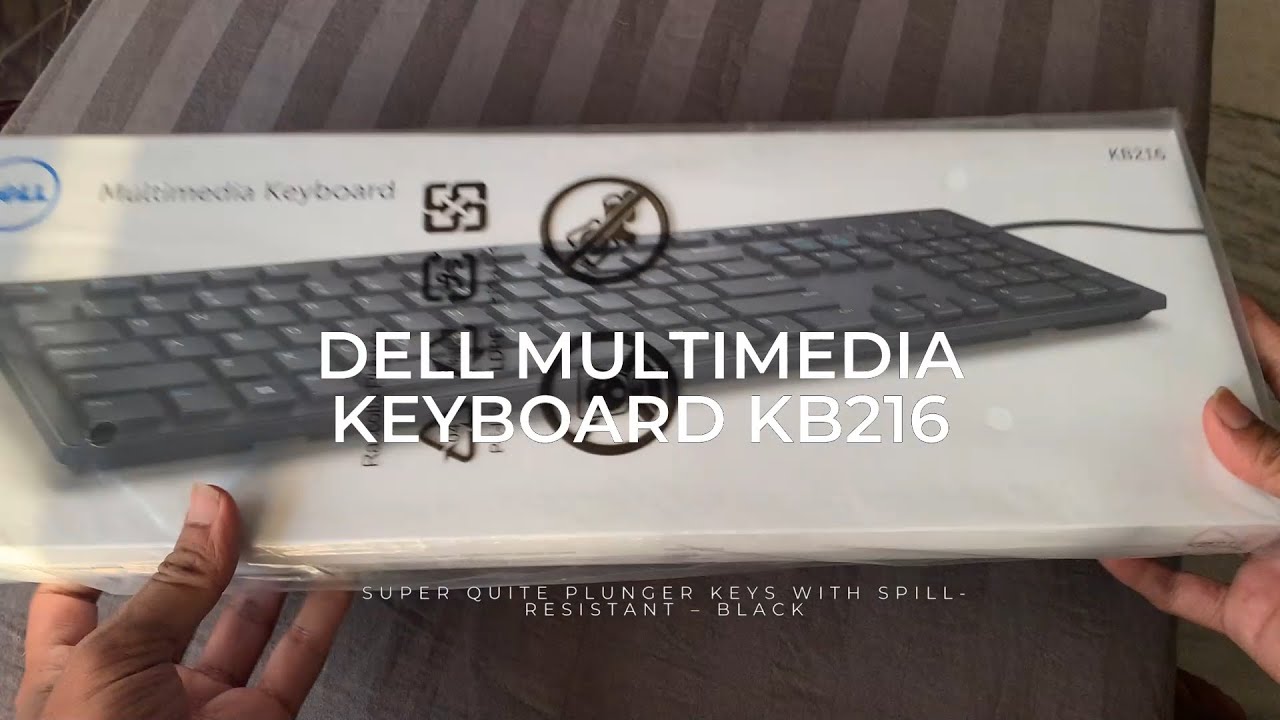 Dell Multimedia keyboard KB216 - YouTube