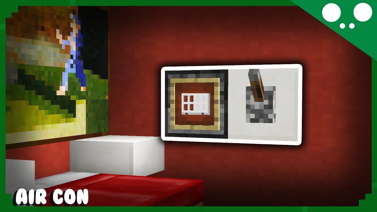 ͡° ͜ʖ ͡°)☞ Minecraft l How to make a Working Air Conditioner! - YouTube