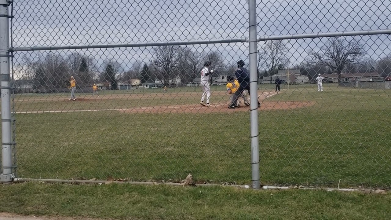Flushing Raiders Varsity Baseball April 11 2022 Gavin Balius - YouTube