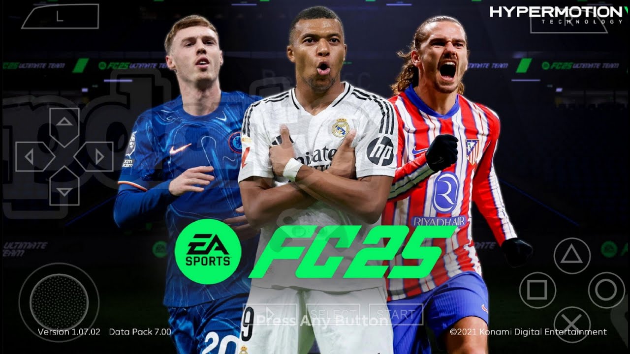 FIFA 2025 PPSSPP ANDROID OFFLINE| EA FC 25 PSP ALL FULL KITS 25 ...
