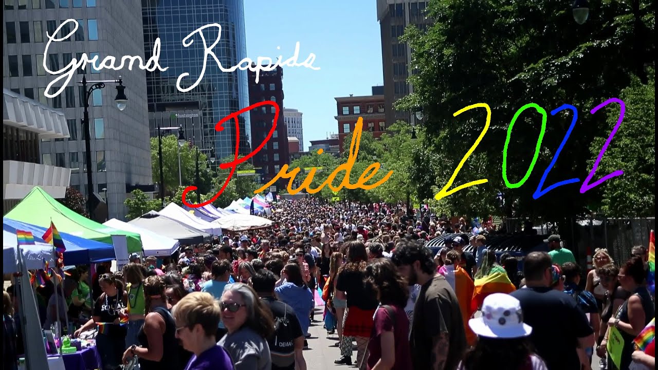 Grand Rapids Pride 2022 Walk (Downtown Grand Rapids Narrated Walk ...