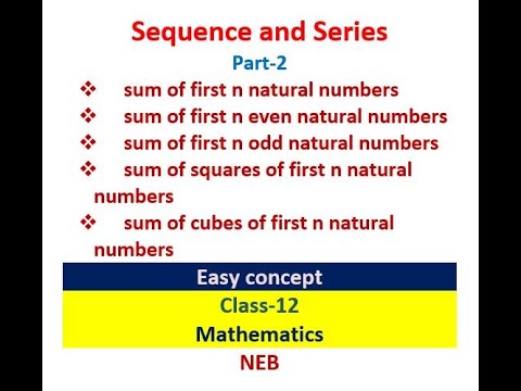 sequence and series-class 12- part 2 - YouTube