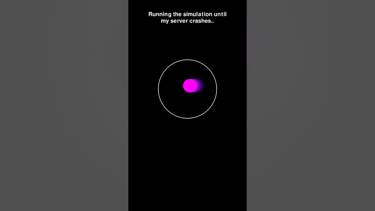 Ball bouncing simulation #adhd #music #code #space #python #physics #simulations #memes #science ...