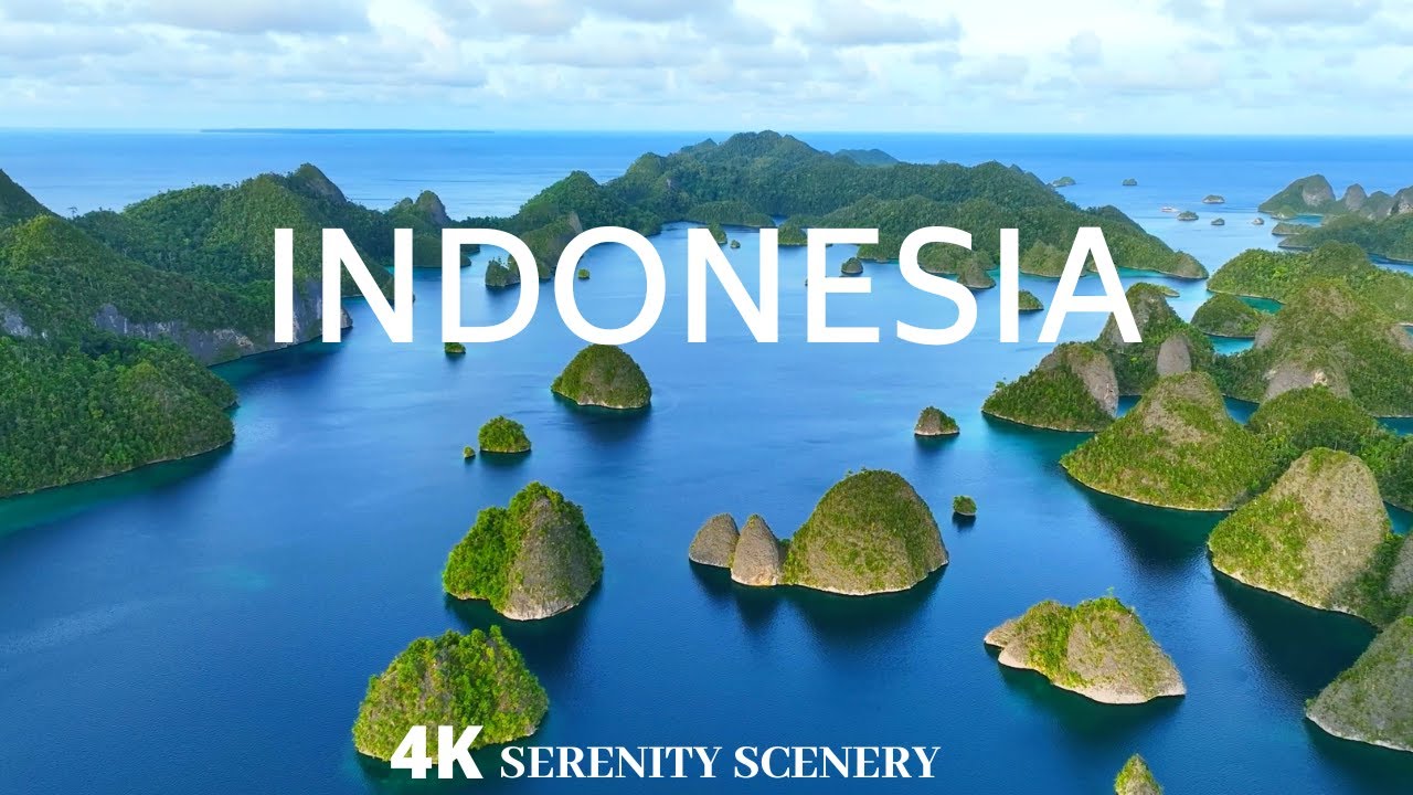 Indonesia 4K UHD - Scenic Relaxation Film & Piano Music - Ambient ...