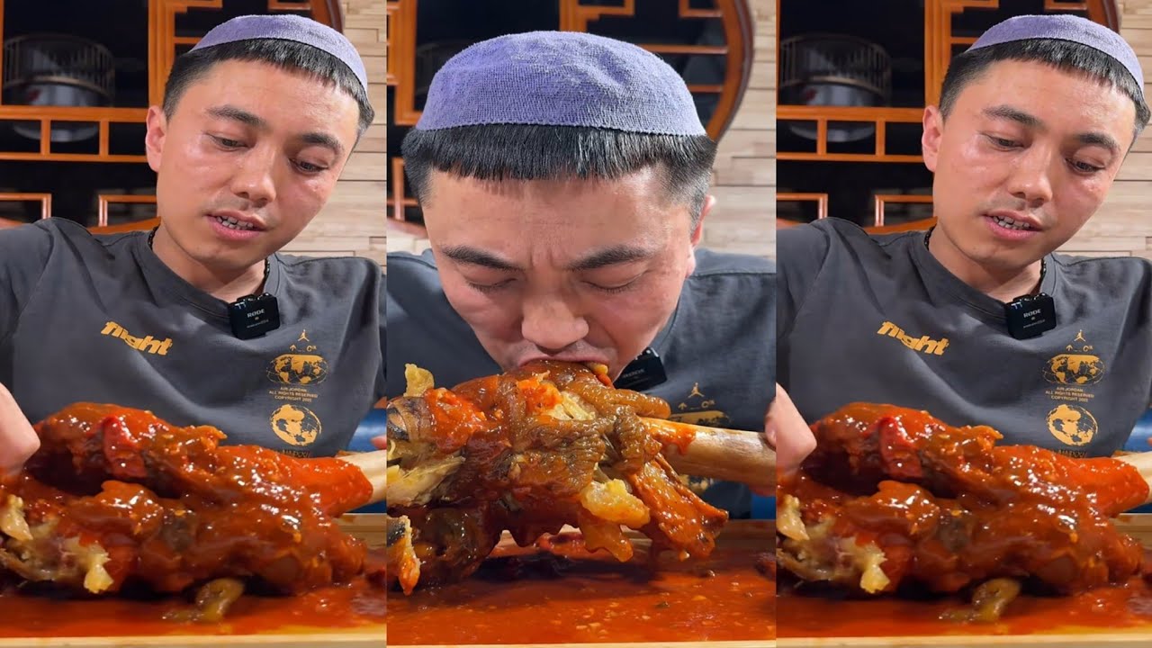 ASMR OVERLORD OX HOOF EATING SHOW - YouTube