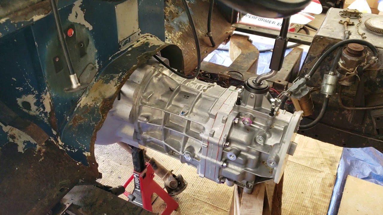 1957 Series 1 Land Rover V8 conversion Motor mounts done... - YouTube