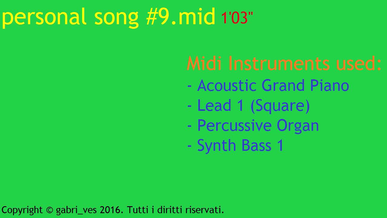 personal song #9 - YouTube