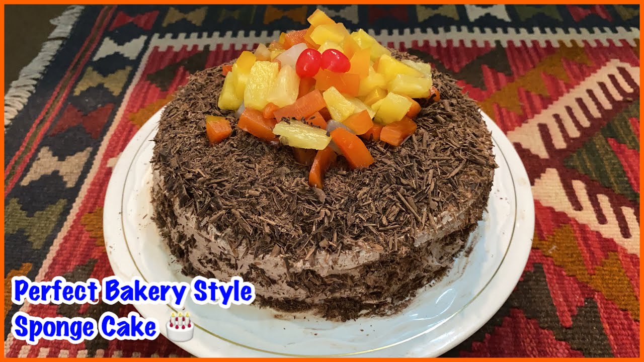Sponge Cake - Bakery Style Chocolate Sponge Cake Recipe !!! - YouTube