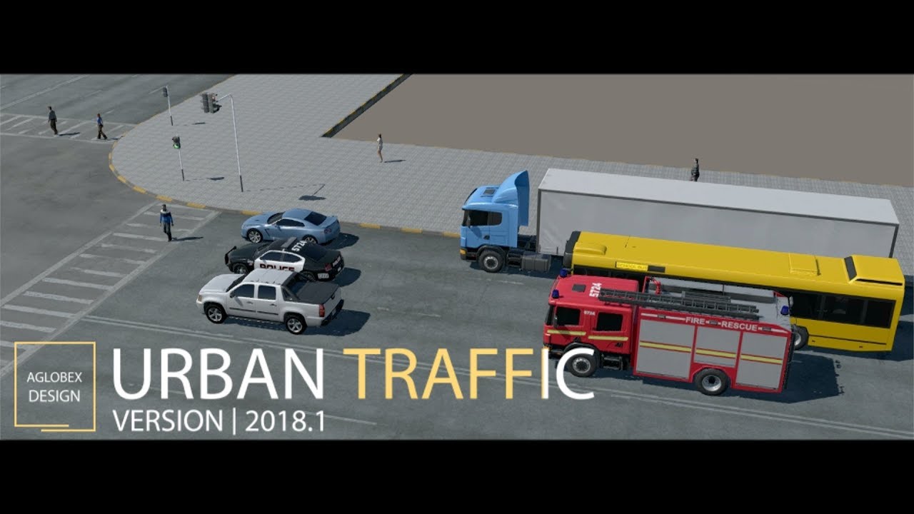 Unity 2018 - Urban Traffic System 2018.4 | CrossRoad - YouTube