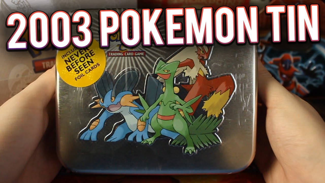 Pokemon Cards - 2003 EX Series Collector's Tin Opening - YouTube