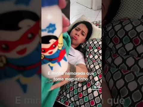 namorada bebendo na mamadeira toma mamazinho t1kt0k short meme tente não rir Maicon Küster