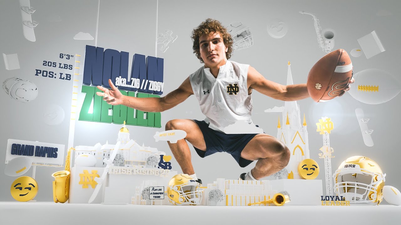 @NDFootball | The World is Talking - Nolan Ziegler #IrishRising22 - YouTube