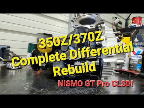 350Z/370Z Complete Differential Rebuild - Nismo GT Pro!! - YouTube