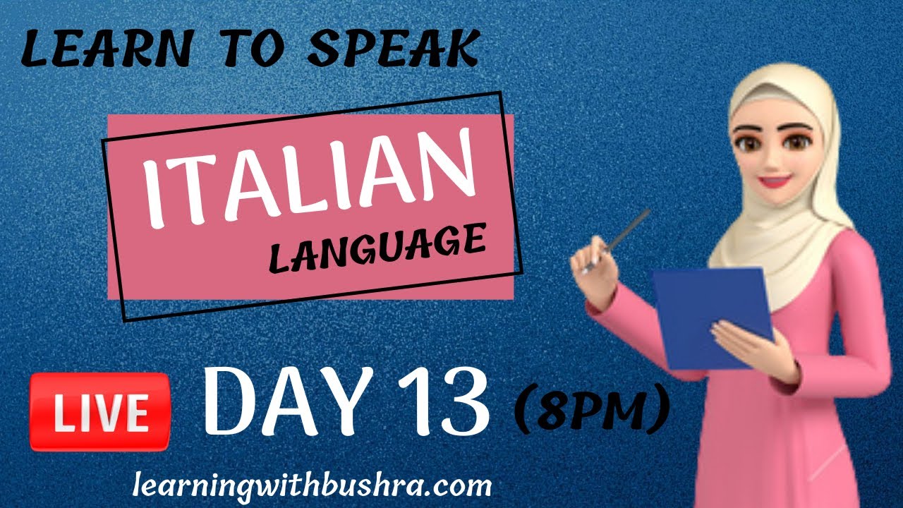 Phase 2 Day 13: Live Italian Class - YouTube