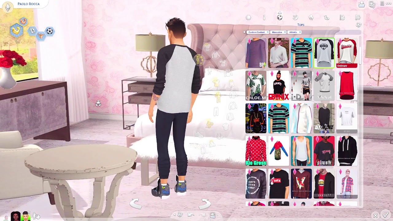 Let's Play Sims 4 ; PAOLO ROCCA MAKEOVER 😘 - YouTube