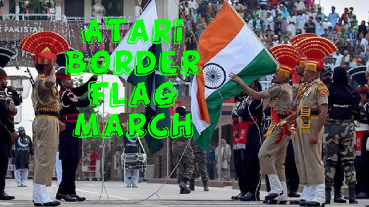 BSF Flag March at Wagha Border, Beating Retreat Ceremony - YouTube