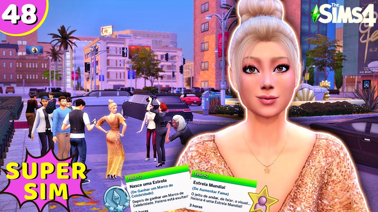 🦸‍♀️ E DE REPENTE...UMA ESTRELA MUNDIAL | DESAFIO DO SUPER SIM Ep: 48 ...