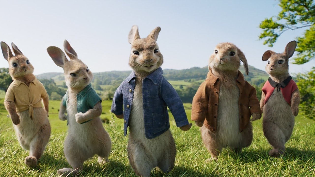Peter rabbit funny scene😆😆 part-2 . 2018 - YouTube