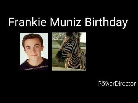 Frankie Muniz Birthday