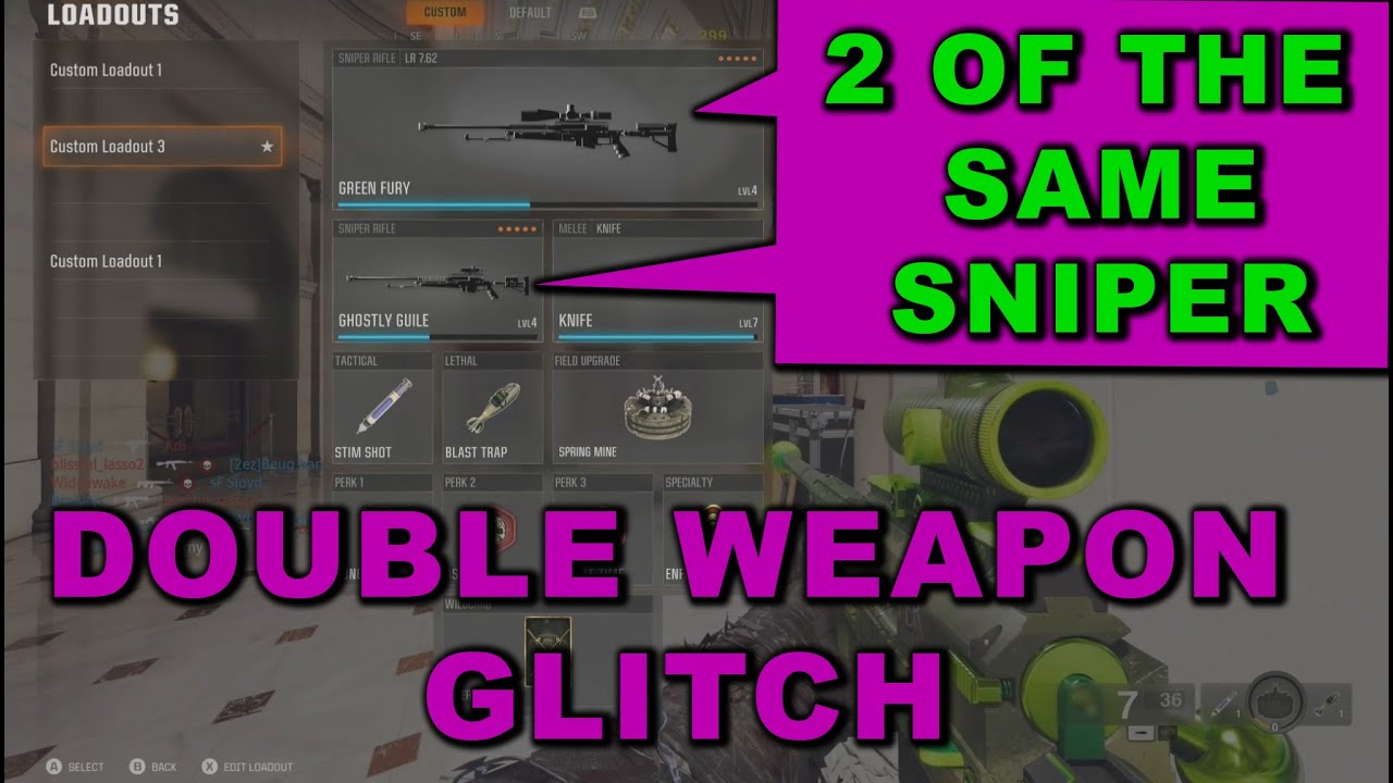 BO6 Glitch: DOUBLE WEAPON GLITCH how to carry 2 of the SAME weapon in 1 class. black ops 6 ...