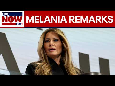 First Lady Melania Trump at NY Stock Exchange