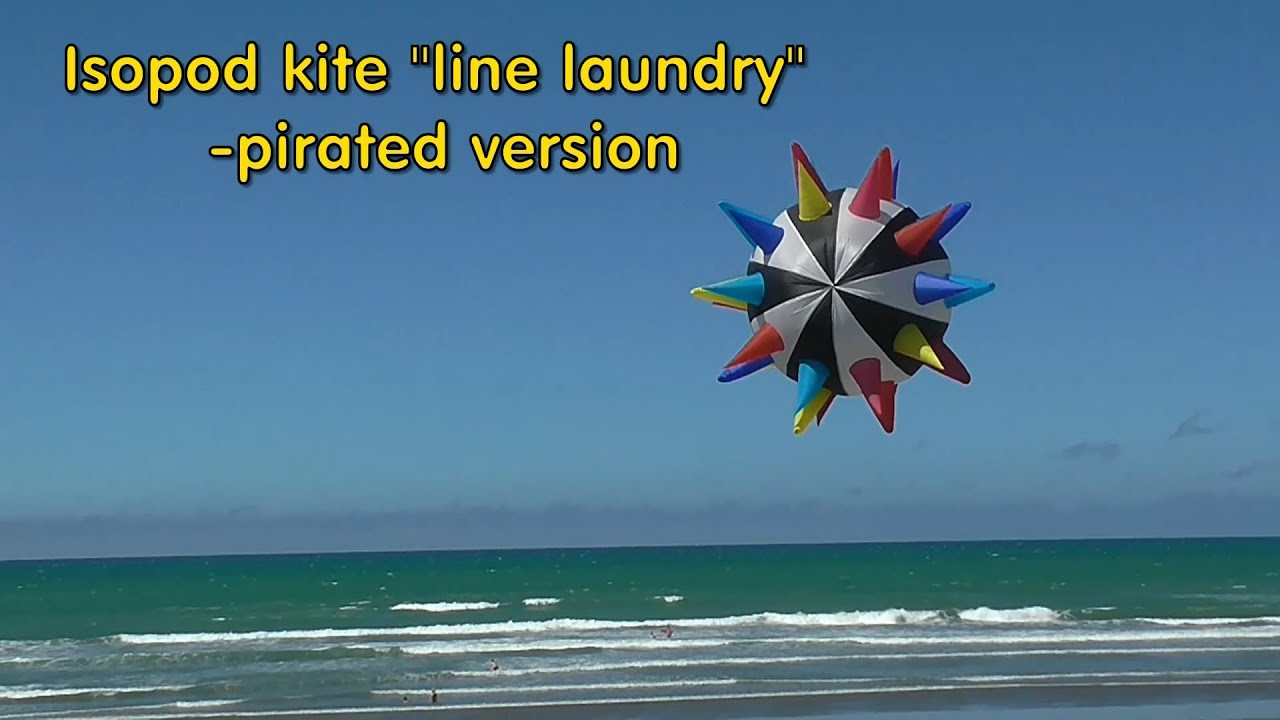 Intriguing Isopod kite "line laundry" - YouTube