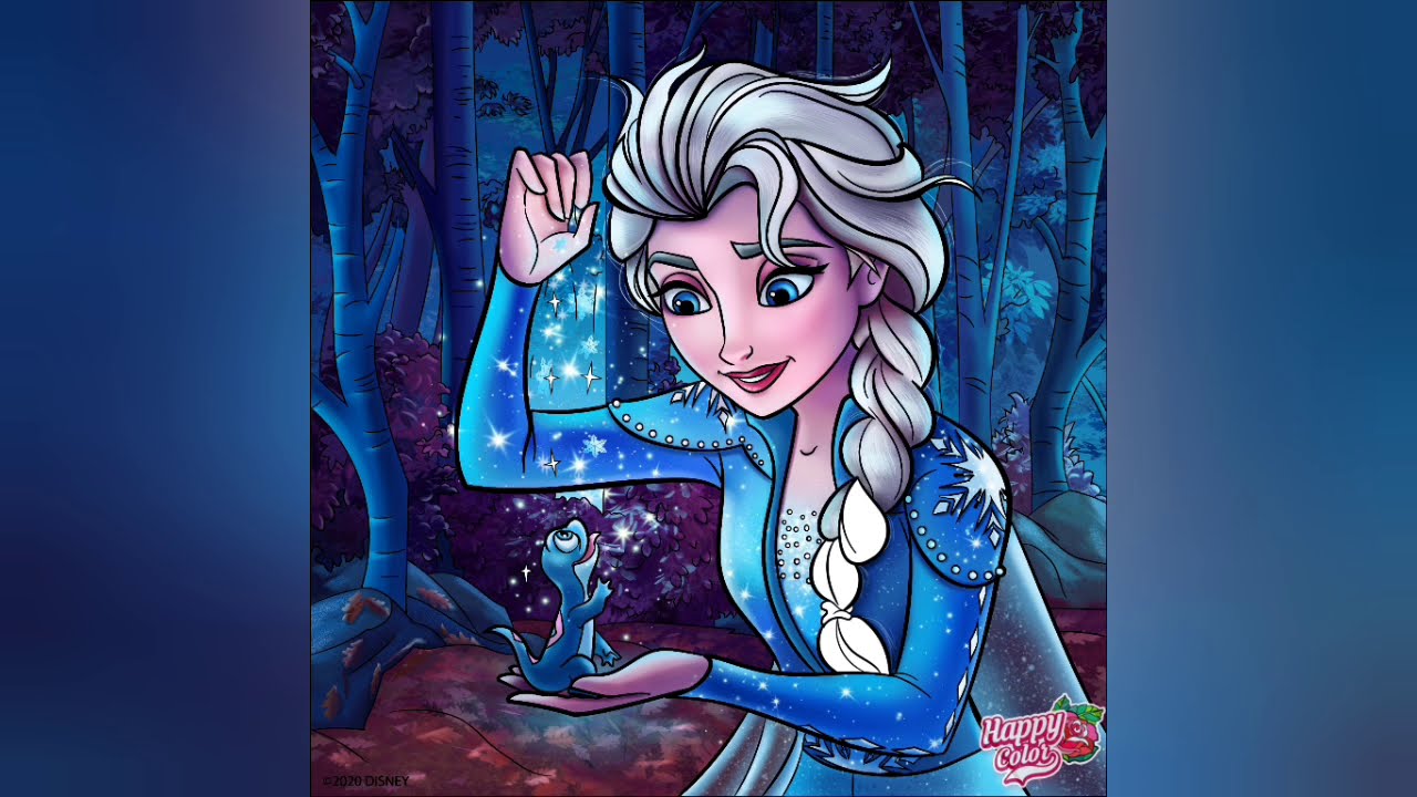 FROZEN | Elza | Happy Color | Disney - YouTube