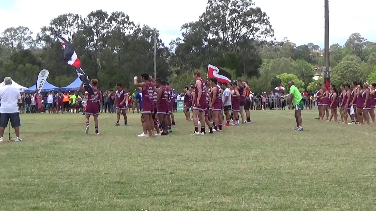 SIVA TAU Qld Toa Samoa vs HAKA Qld Maori Under 14 2016 QPICC - YouTube
