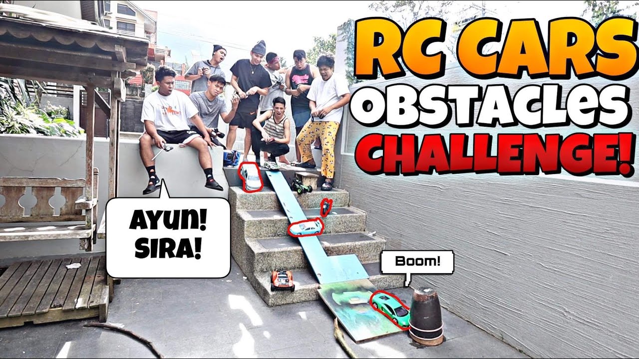 RC CARS OBSTACLE COMPETITION - YouTube