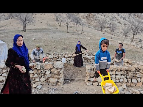 🧱🔥The Mason Finally Arrives! Building the chavil Family’s House Begins ⛰️