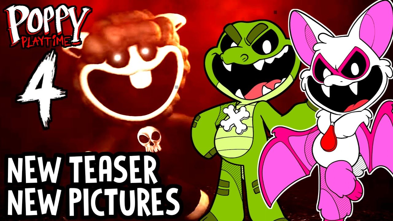 Poppy Playtime Chapter 4 - NEW TEASER of NIGHTMARE CRITTERS is READY ...