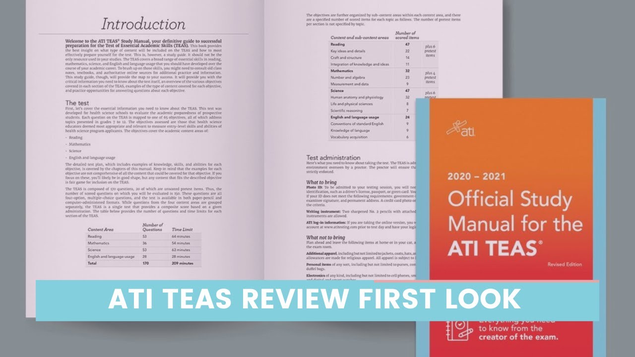 ATI TEAS Comprehensive Study Package First Look - YouTube