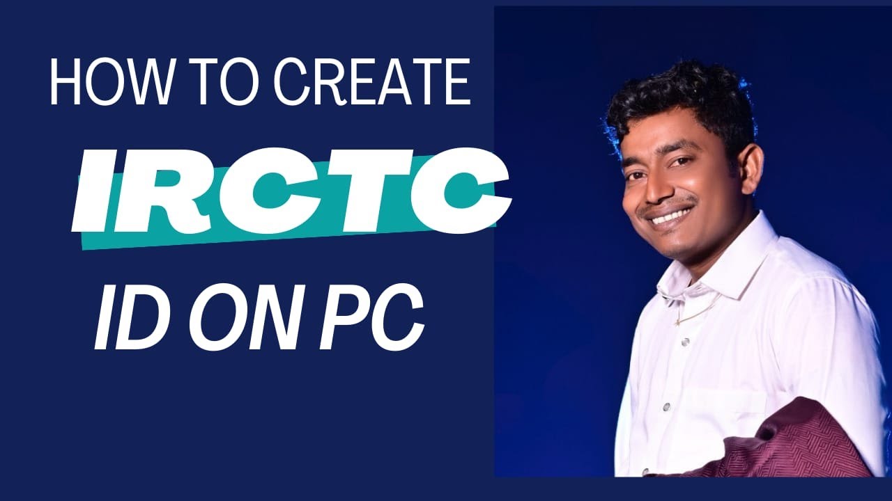 how to create irctc id on pc or laptop - YouTube