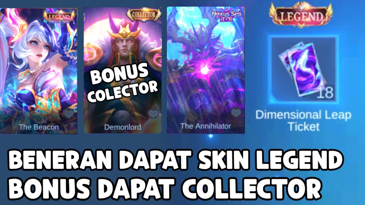 BENERAN DAPAT SKIN LEGEND & BONUS COLLECTOR ! UNTUNG BESAR RONDE 2 ...