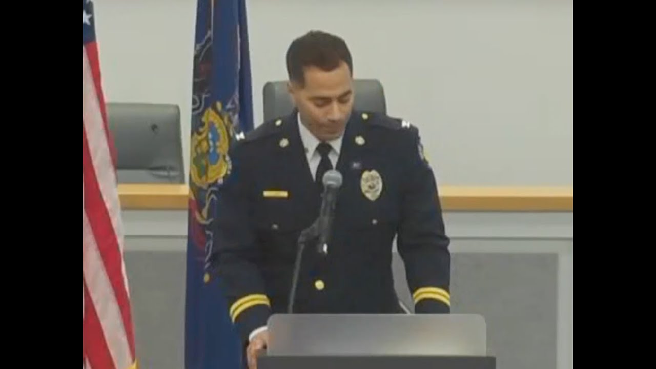 Chief Joshua Lee Swearing - January 16, 2023 - YouTube