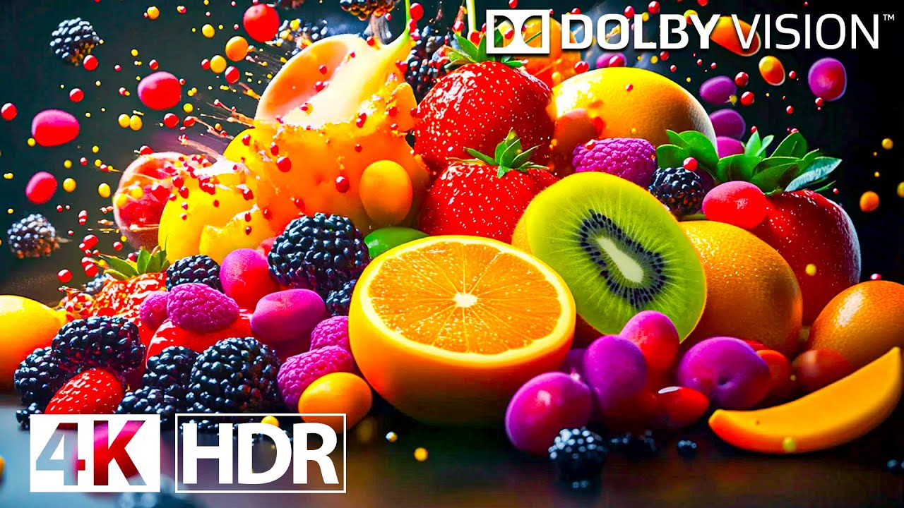 Fruit Basket in 4K HDR Dolby Vision - 4K Video Ultra HD - YouTube