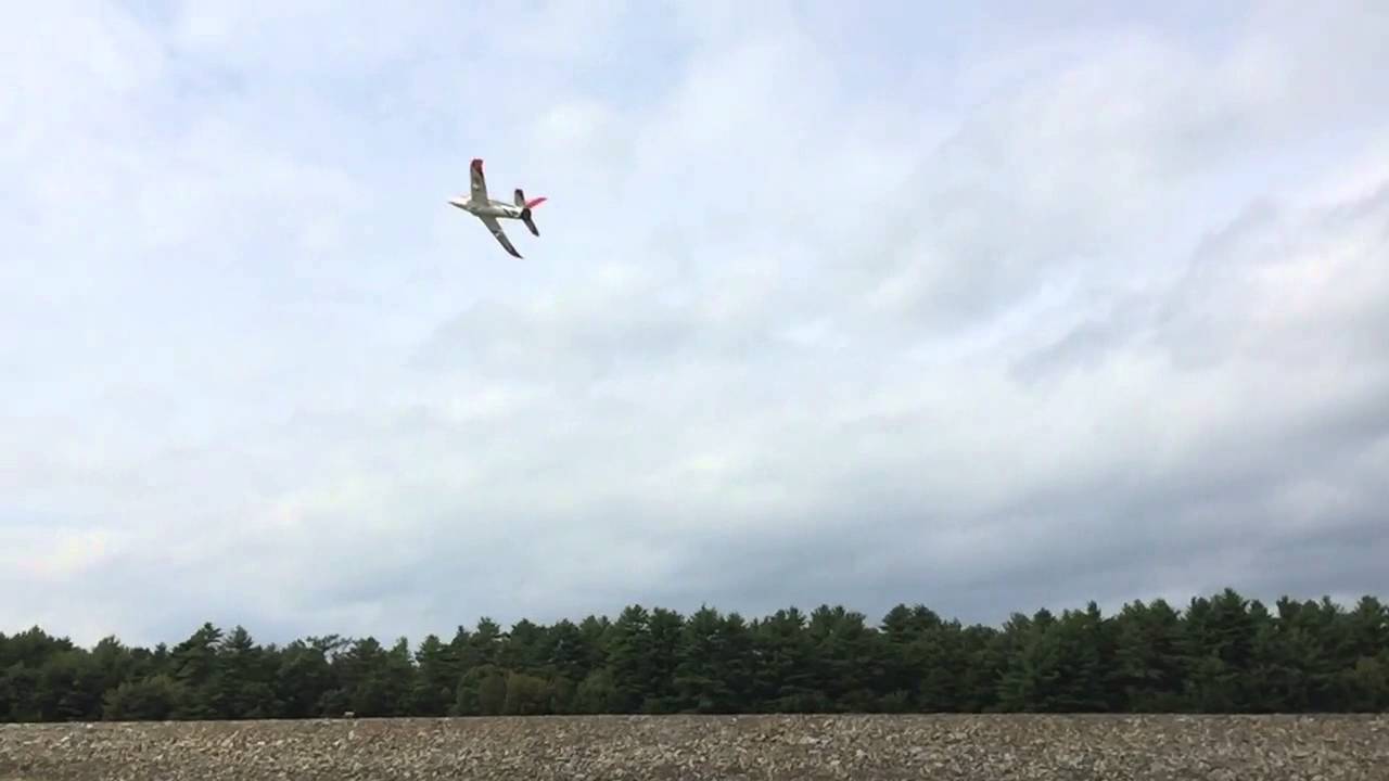 Stinger 64 hand launch slo mo - YouTube
