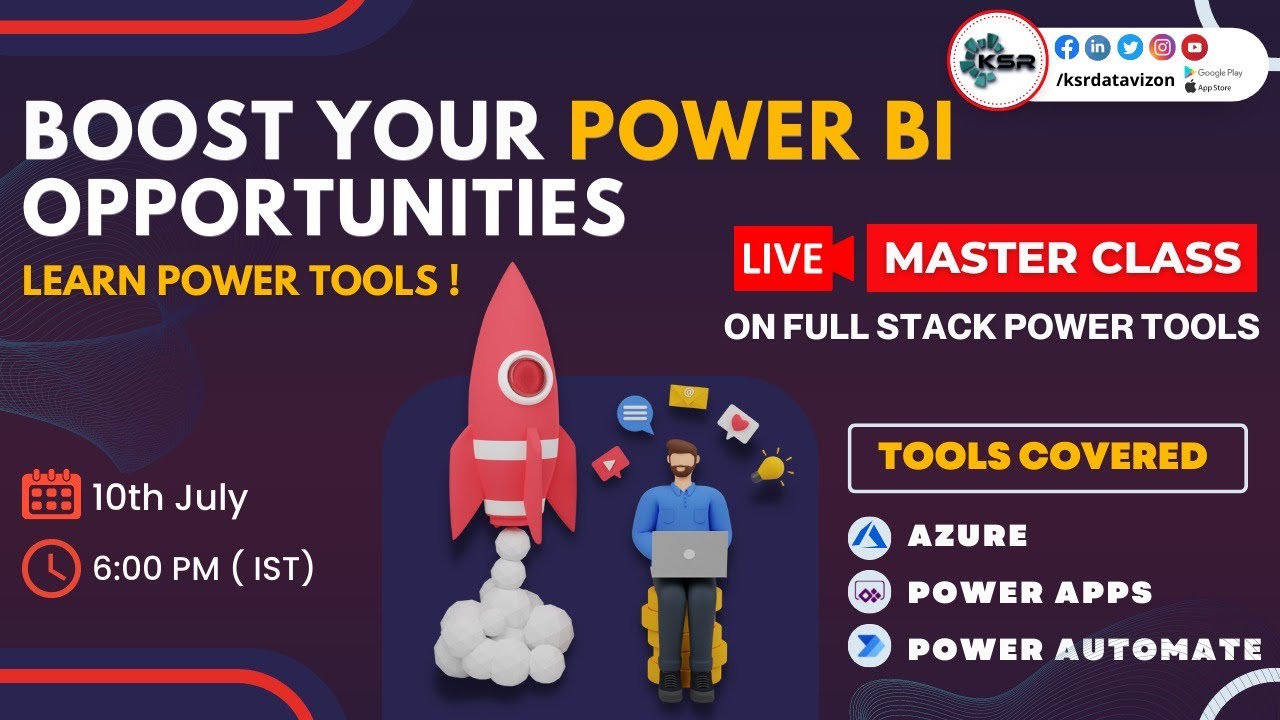 Live master class on Boosting your power bi opportunities by learning ...