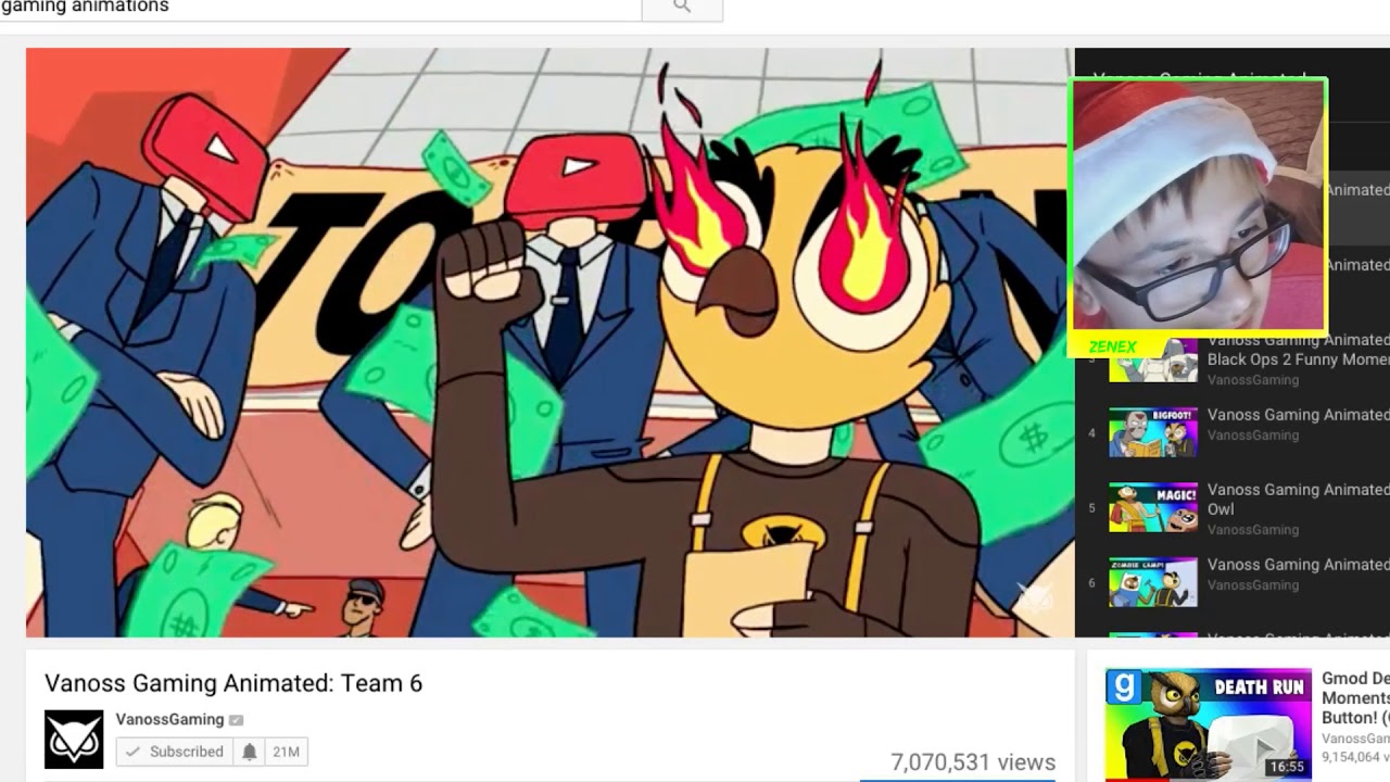 Vanoss Gaming Animated: Team 6 Reaction - YouTube