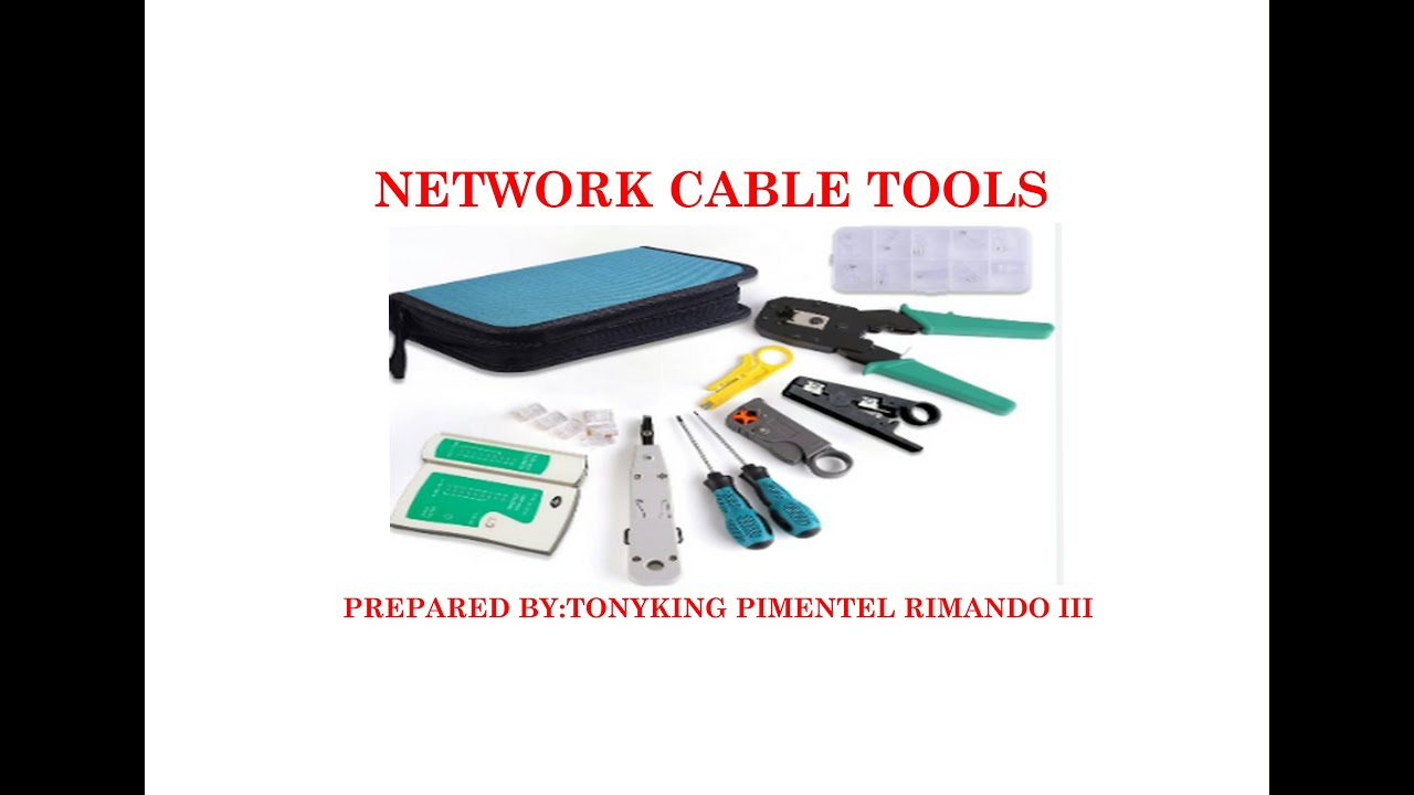 NETWORK CABLE TOOLS - YouTube