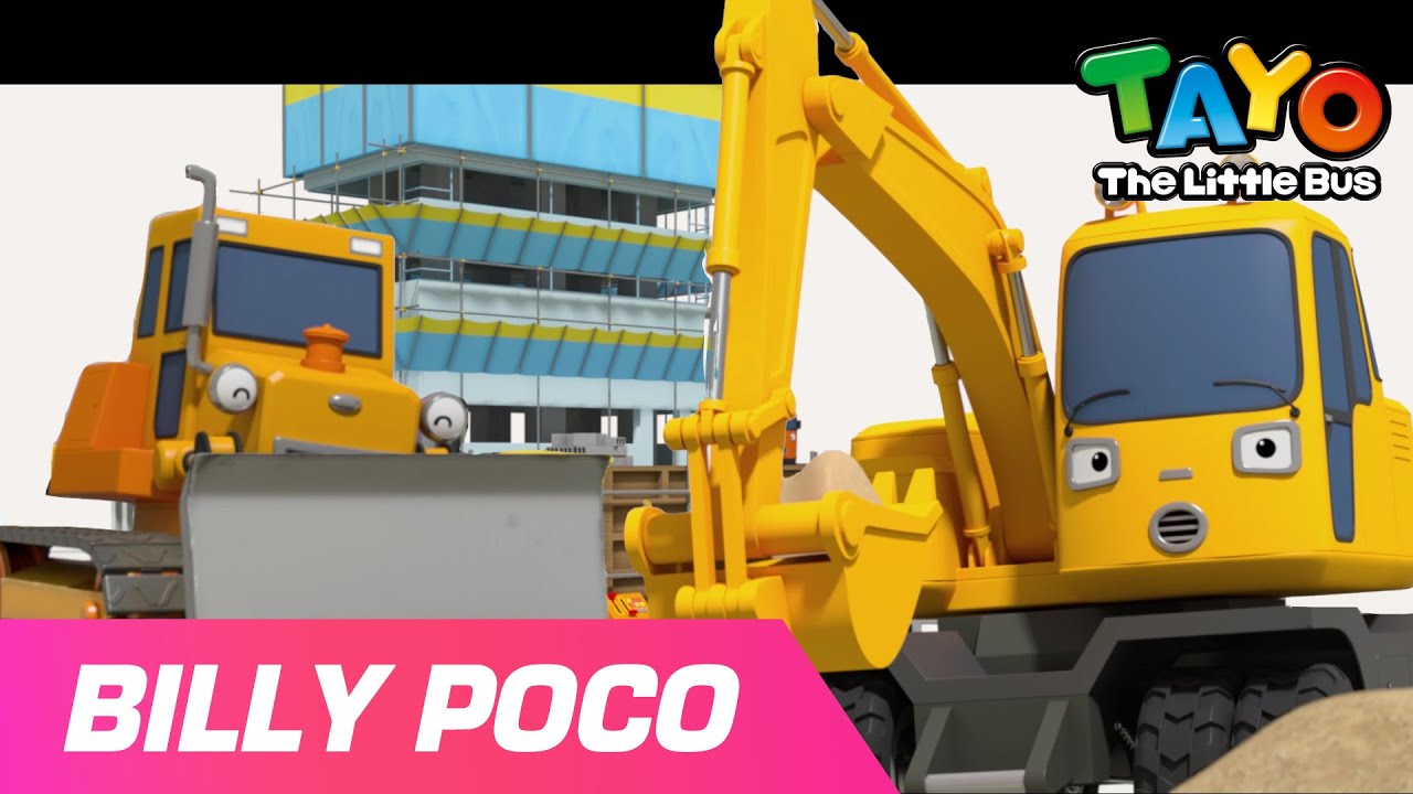BILLY POCO l Poco and Billy are the best duo! l Car Song l Tayo the ...