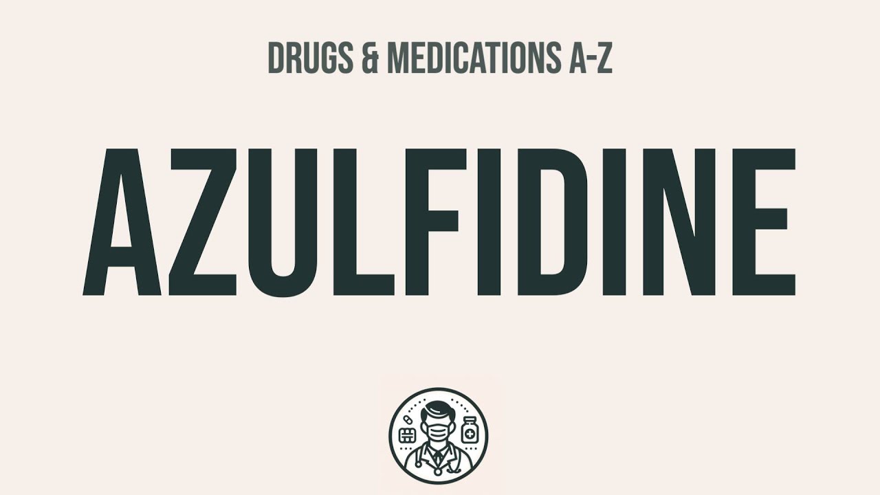 How to use Azulfidine - Explain Uses,Side Effects,Interactions - YouTube