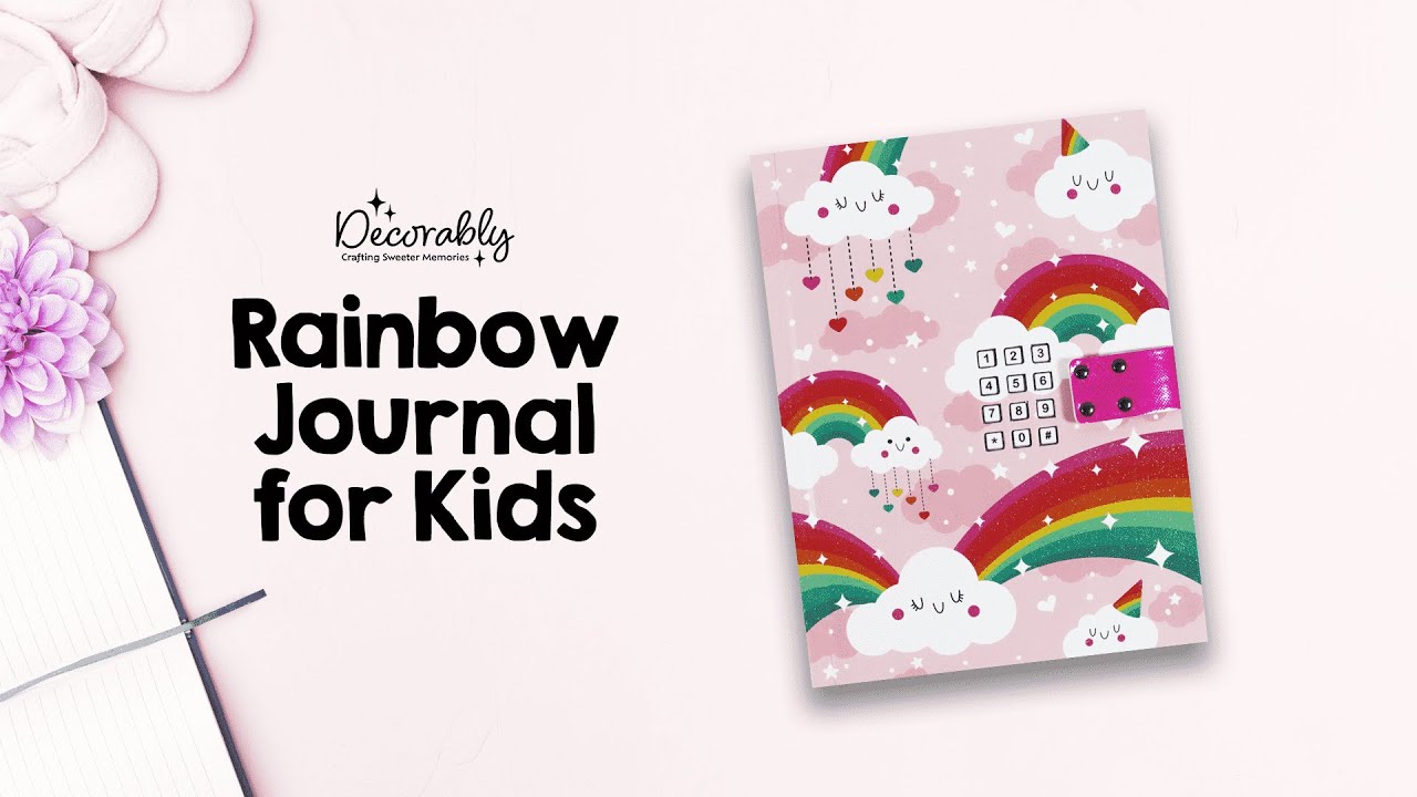 💖🌈Unlock Creativity with Magical Rainbow Kids diary with Lock, Girl ...