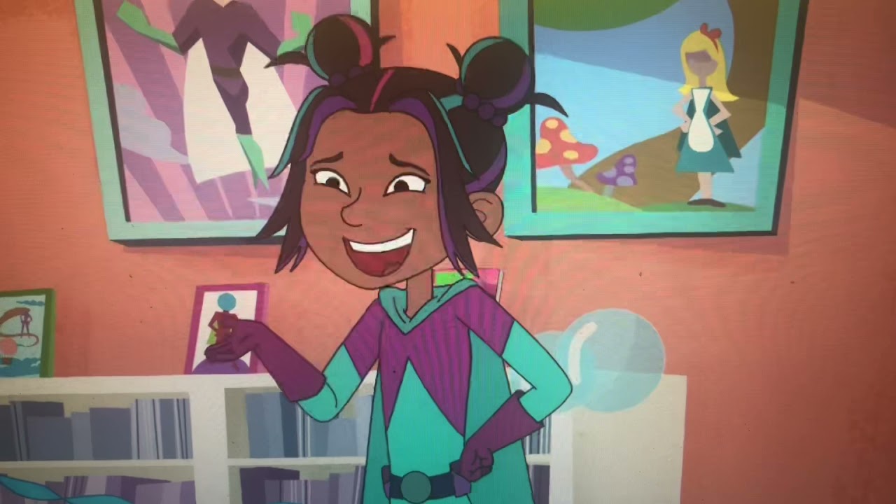 Hero elementary Invisgirl made the cake invisible - YouTube