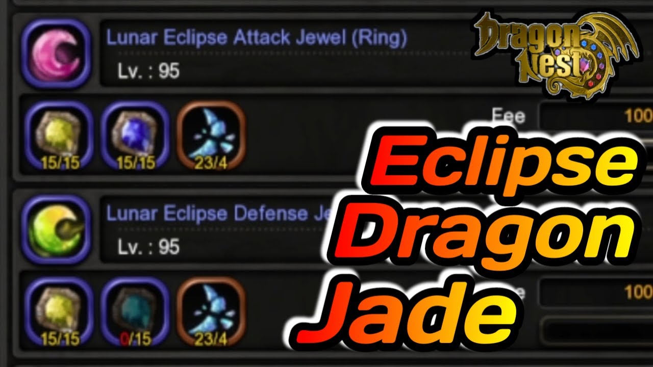 Eclipse Dragon Jade - Dragon Nest SEA - YouTube